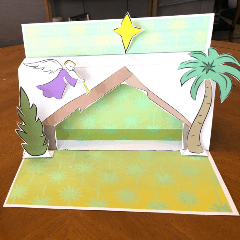Free Printable 3D Nativity Scene - Favorite Families